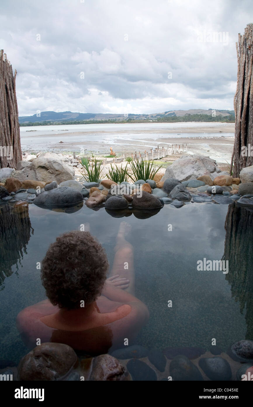 Polynesian Spa, Rotorua, New Zealand Stock Photo - Alamy