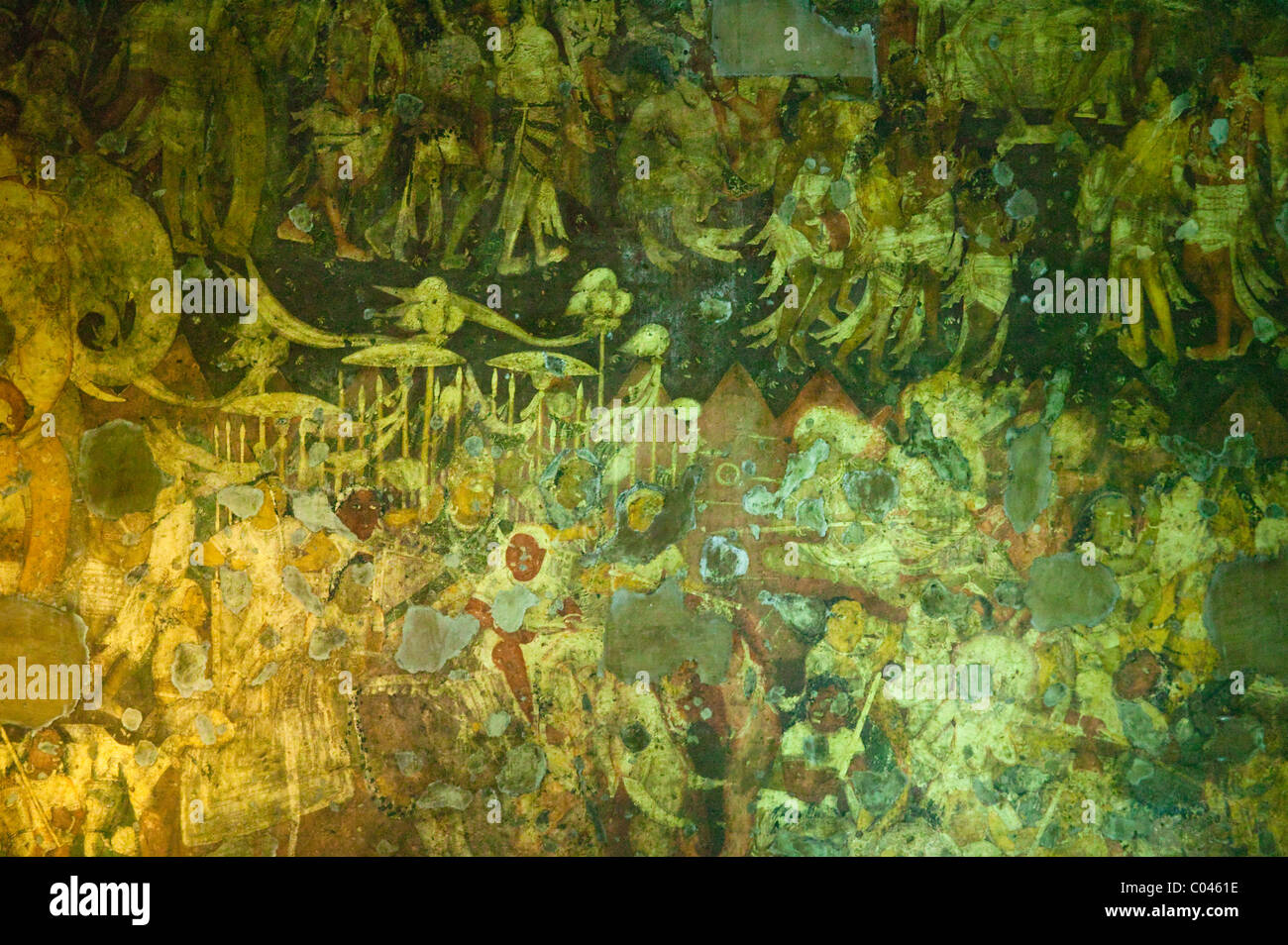 Ajanta caves painting mural hi-res stock photography and images - Alamy