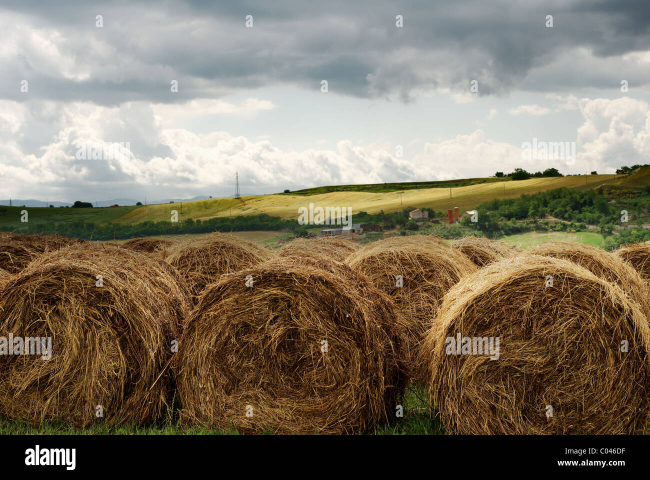 Bale landscape hi-res stock photography and images - Alamy