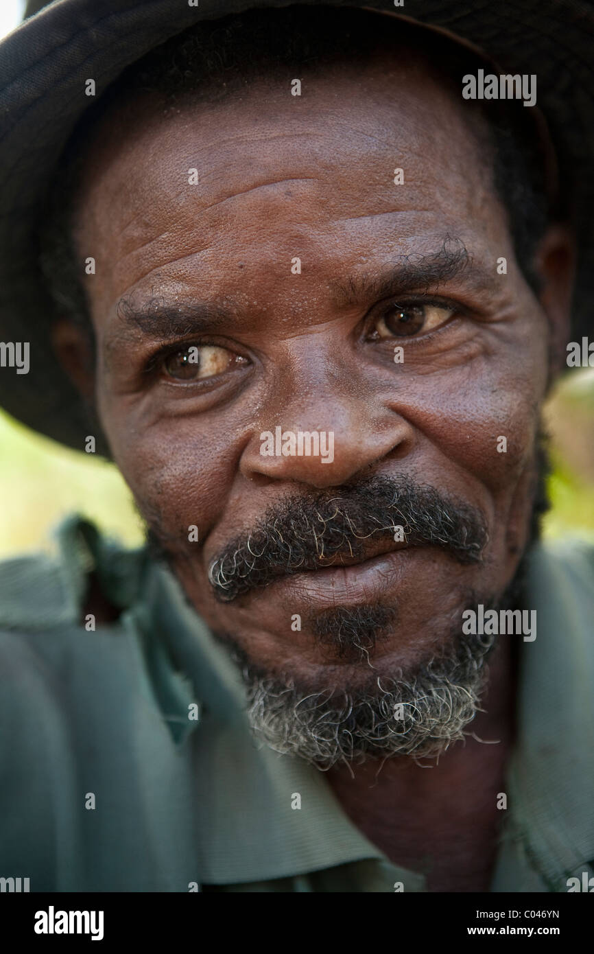 Portrait of a Haitian man in Marmelade, Haiti Stock Photo - Alamy