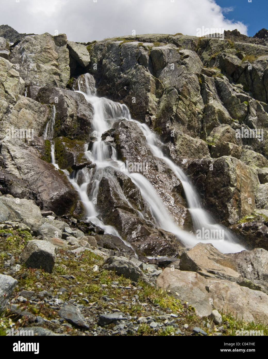 Switzerland waterfall climb hi-res stock photography and images - Alamy