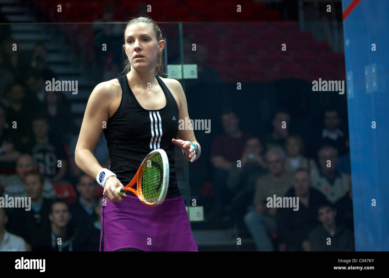Laura Massaro during the British Squash National Championships in ...