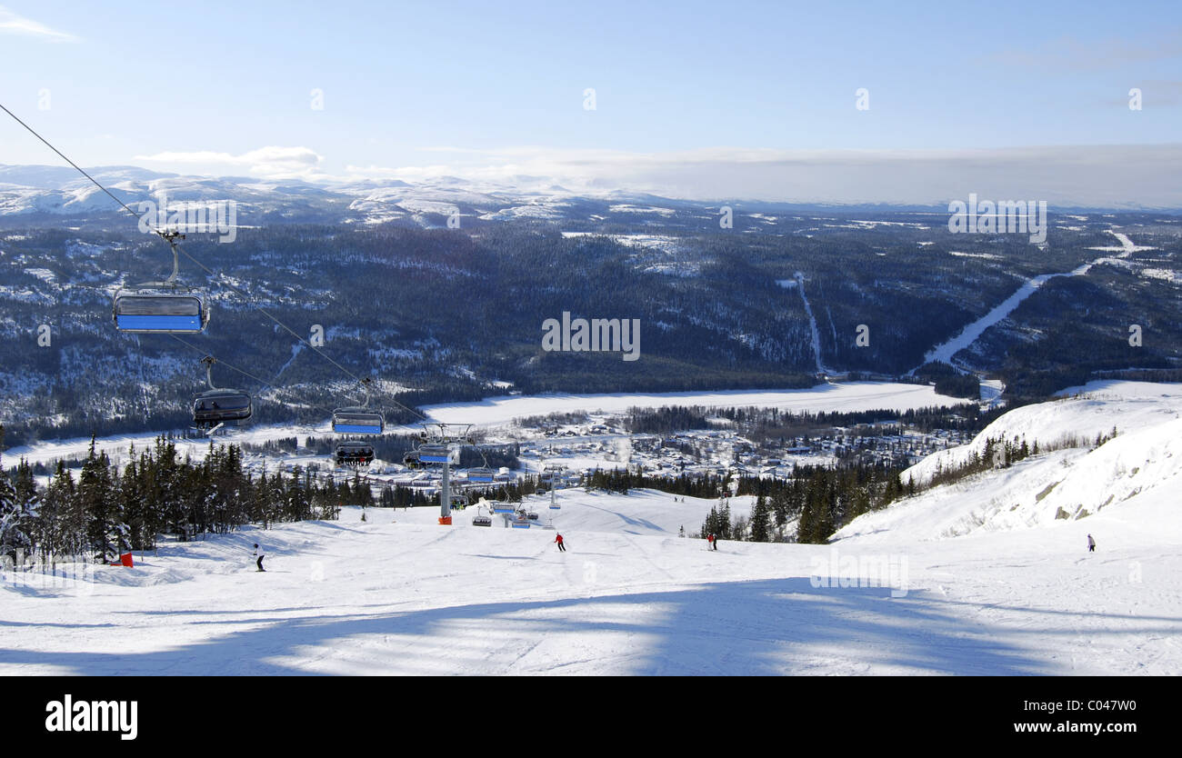 Sweden town snow hi-res stock photography and images - Alamy