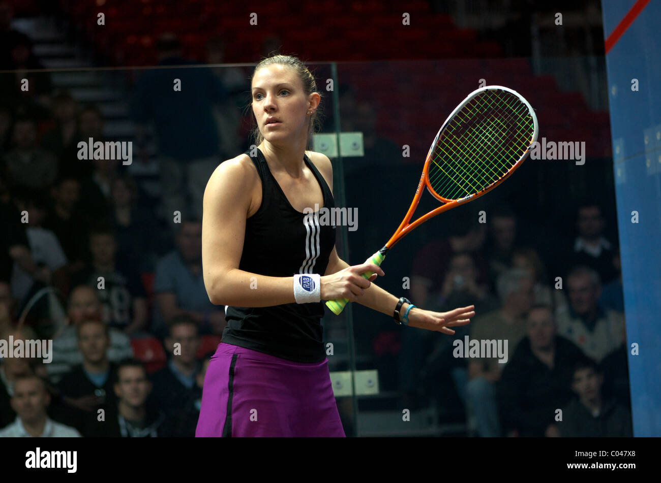Laura Massaro during the British Squash National Championships in ...