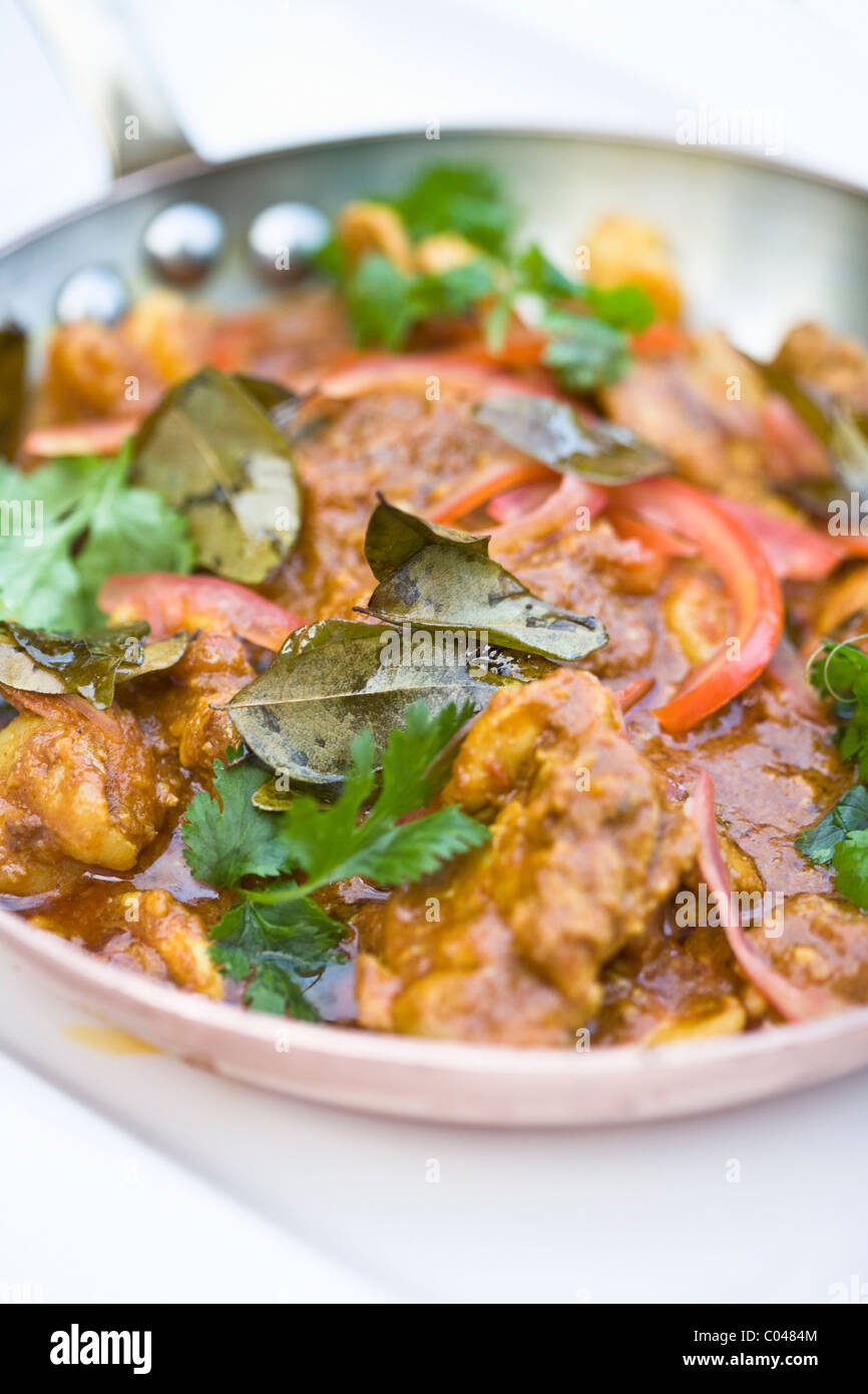 A meat curry served on the island of Mauritius Stock Photo - Alamy