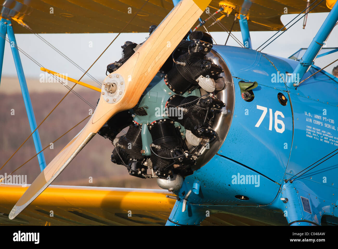 Us army boeing stearman biplane hi-res stock photography and images - Alamy