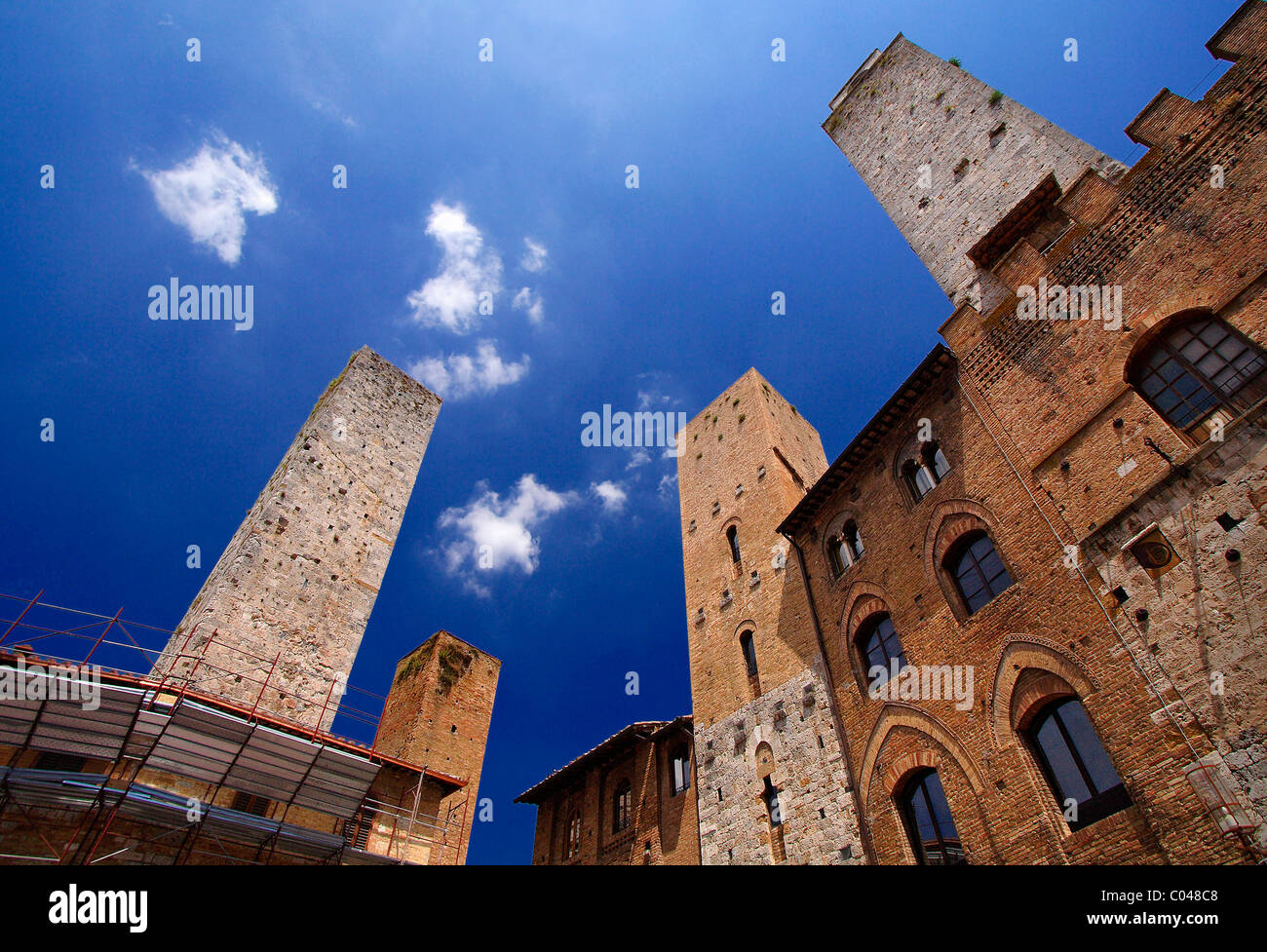 San Gimignano, often called "The Medieval Manhattan" because of its ...