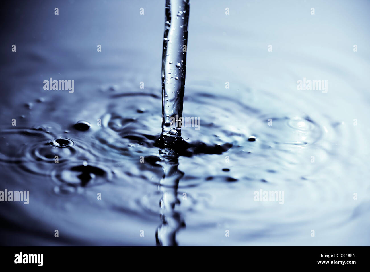 water pouring down on the surface Stock Photo - Alamy