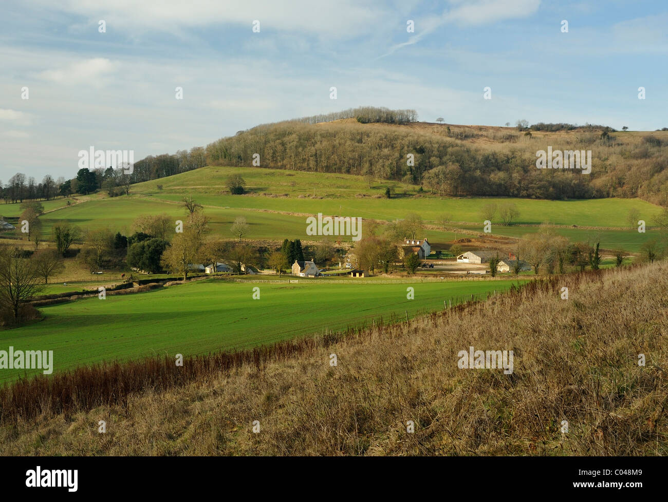 Stancombe Farm and Drakestone Point, Dursley Stock Photo - Alamy