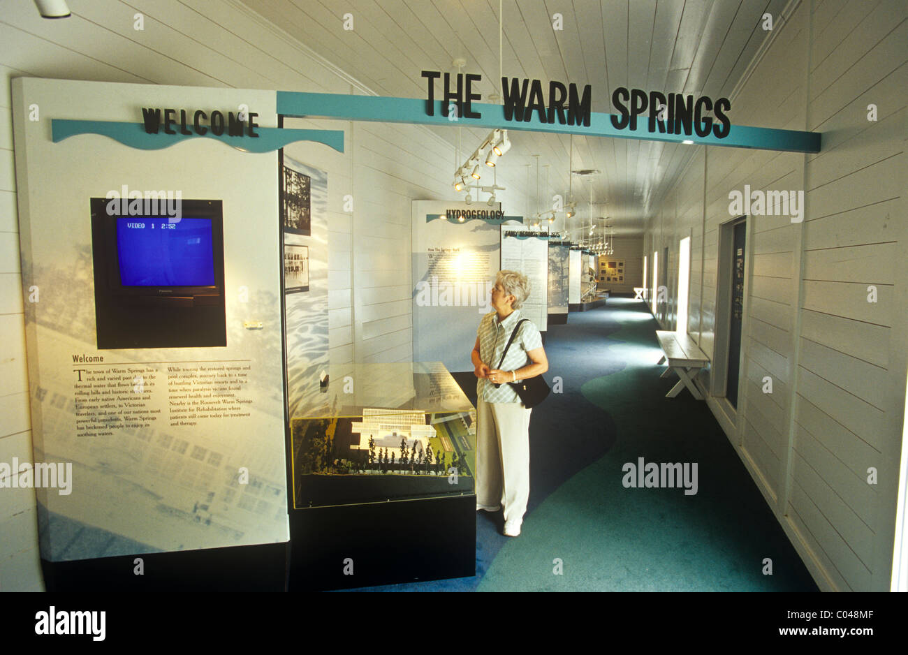 A small museum interprets the Historic Pools Complex at the Little ...