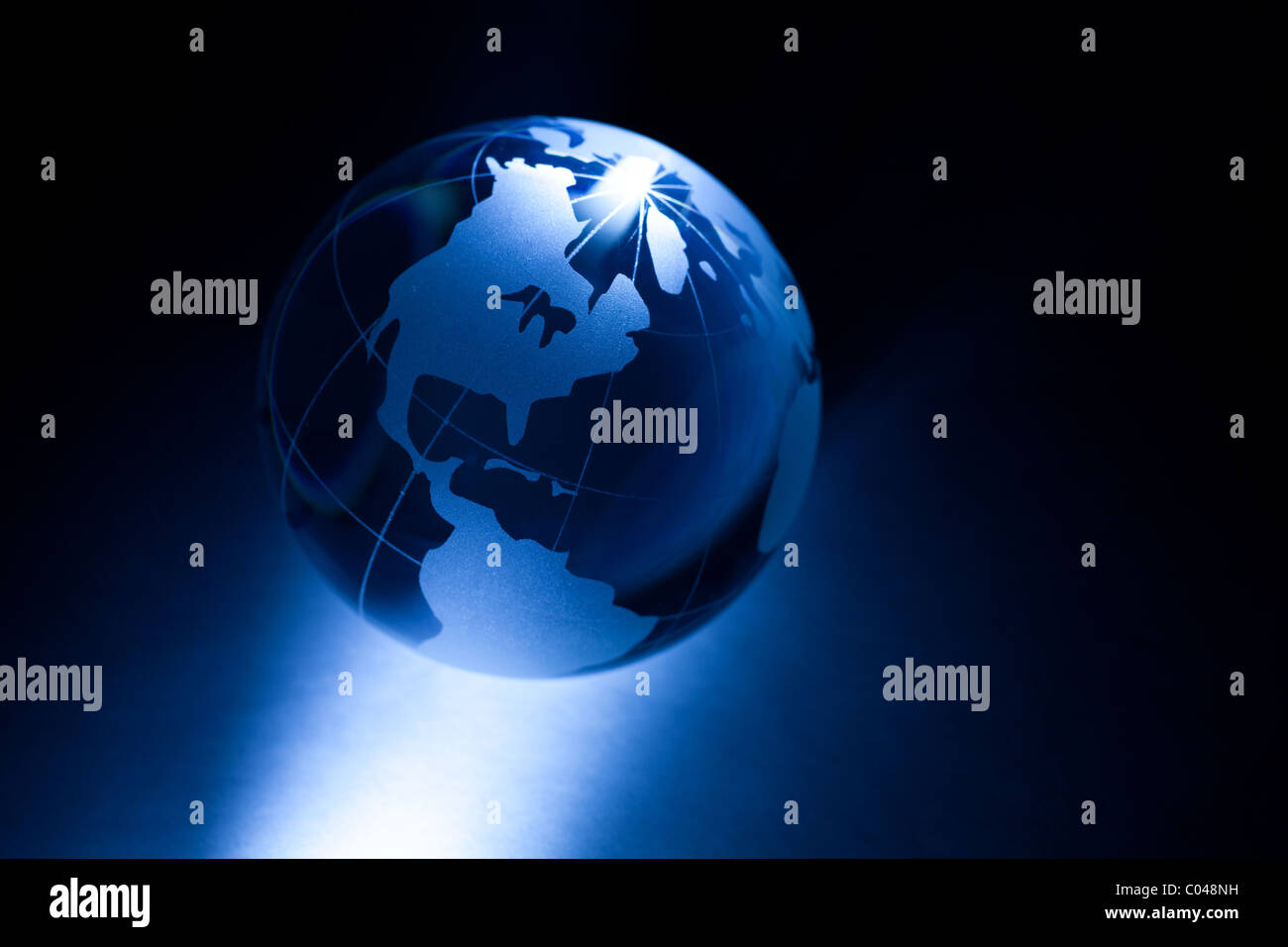 Earth planet,Transparent globe for background Stock Photo - Alamy