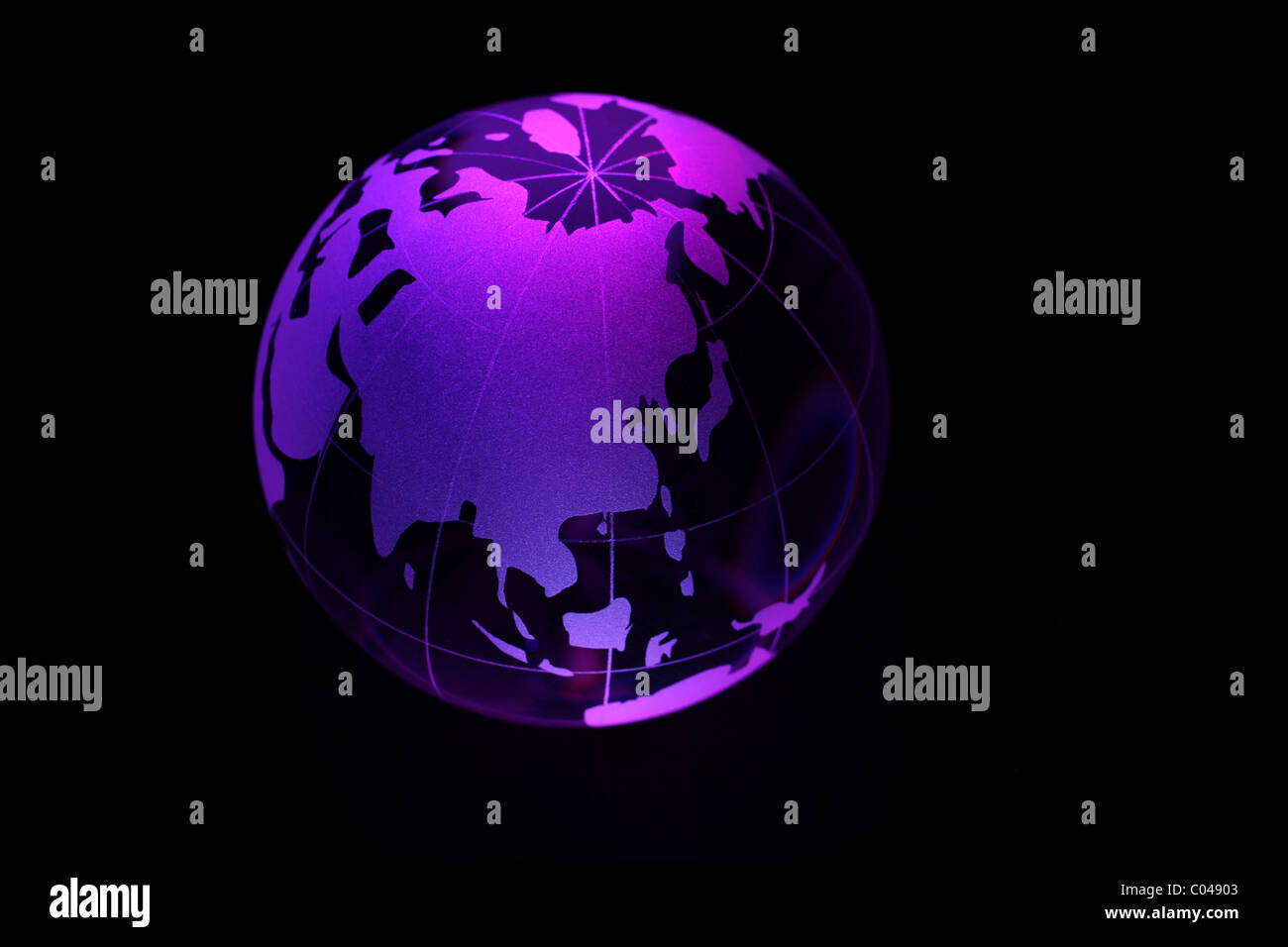 Purple globe world hi-res stock photography and images - Alamy