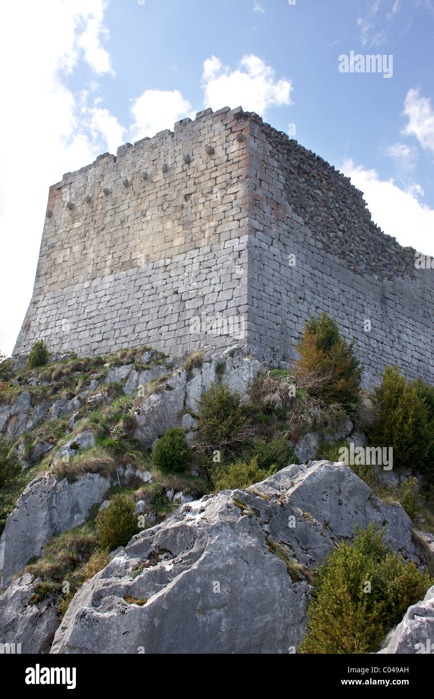 Montsegur castle hi-res stock photography and images - Alamy