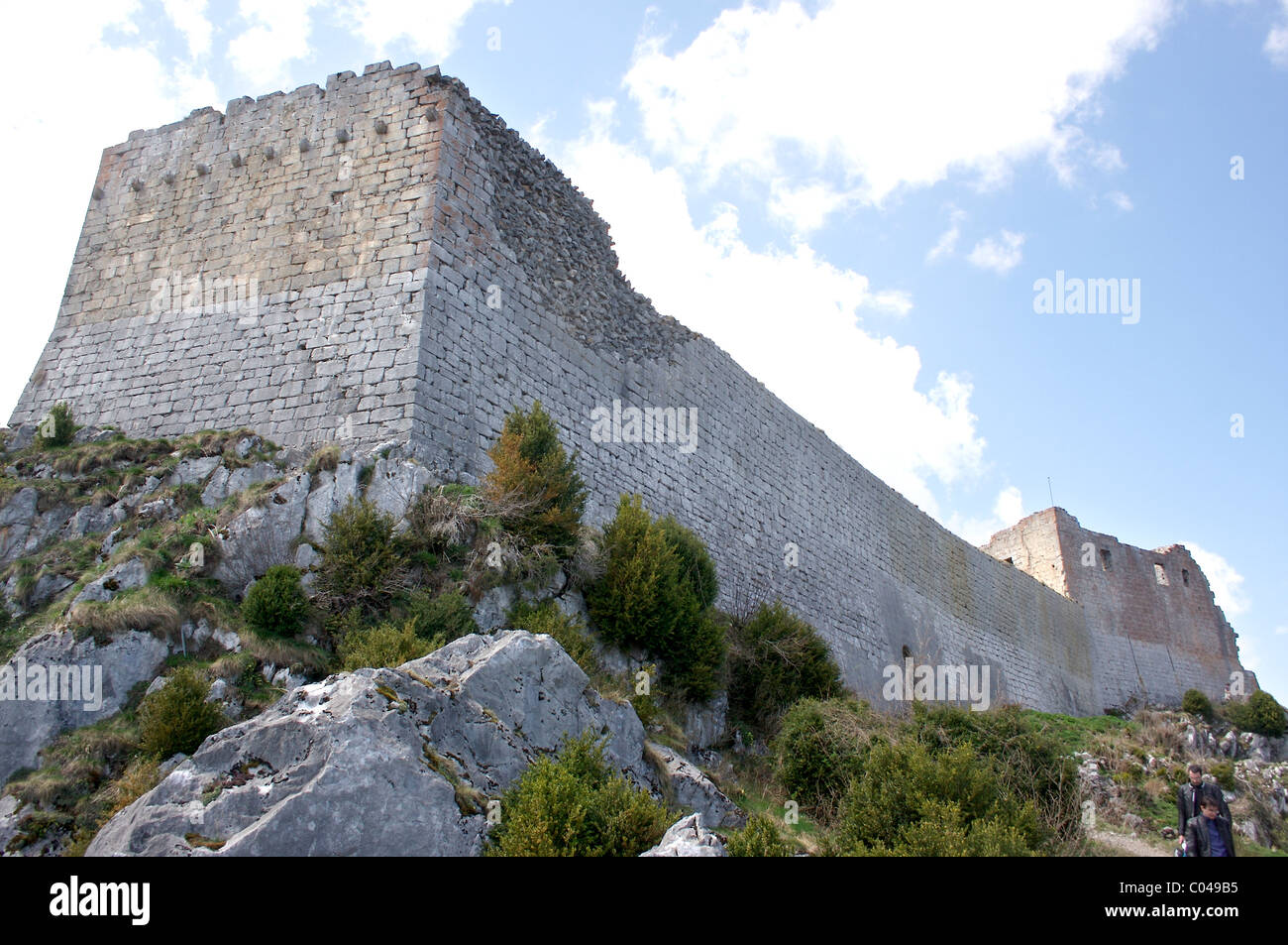 Monségur castle hi-res stock photography and images - Alamy