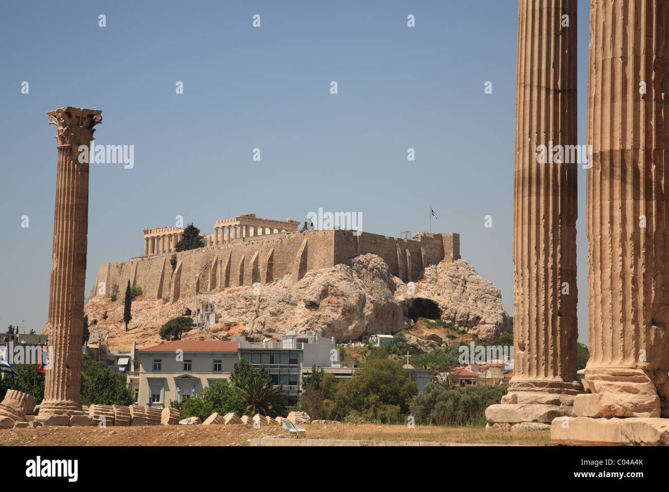 Temple olympian zeus acropolis in hi-res stock photography and images ...