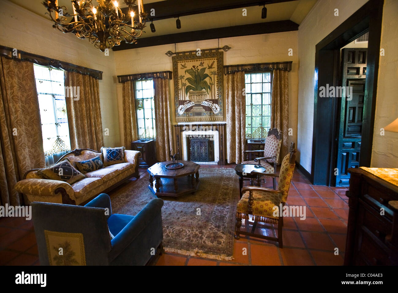 Historic adobe mansion built in 1935 by Jason Matthews, Quinta Mazatlan ...