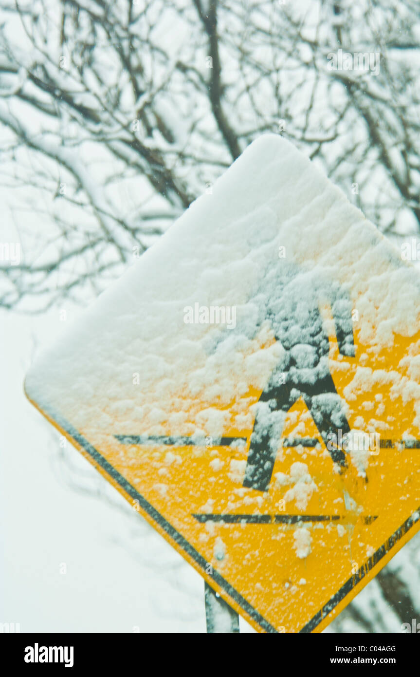 Partially covered sign hi-res stock photography and images - Alamy