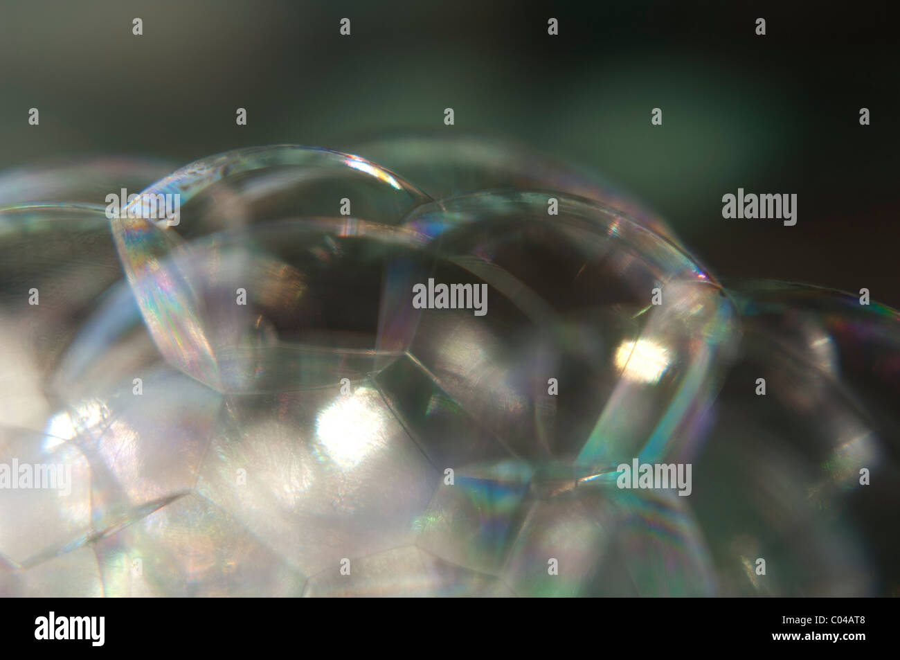 Soap Bubbles in close-up Stock Photo - Alamy