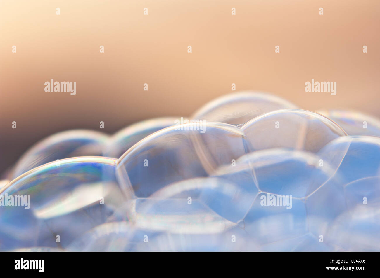 Soap Bubbles in close-up Stock Photo - Alamy