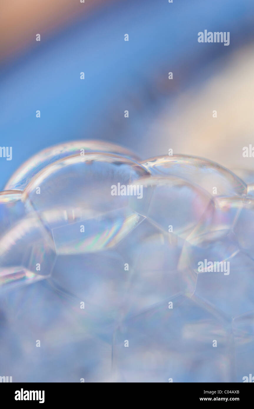 Soap Bubbles in close-up Stock Photo - Alamy