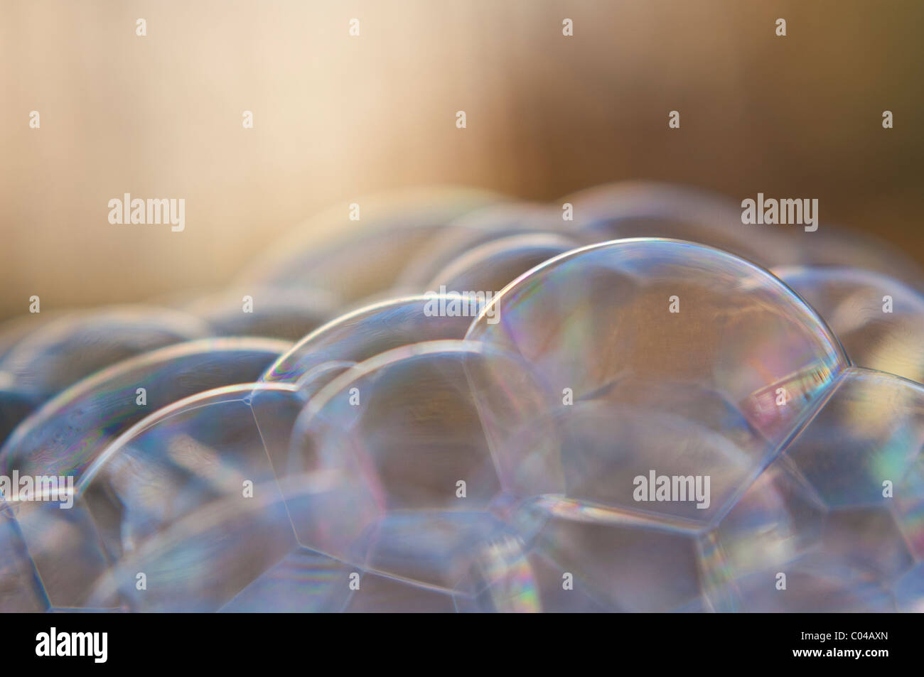 Soap Bubbles in close-up Stock Photo - Alamy