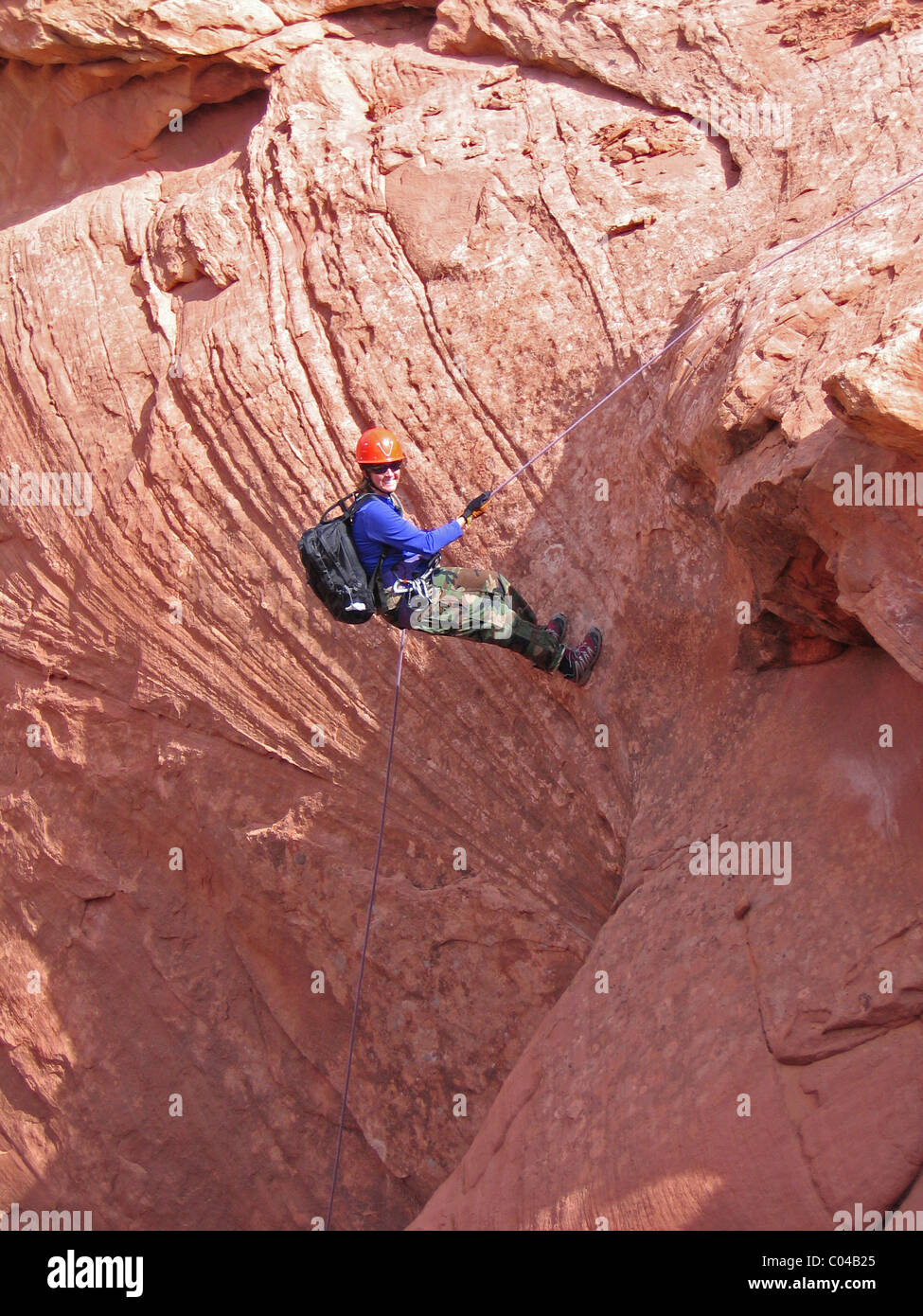 Rappelling utah hi-res stock photography and images - Alamy