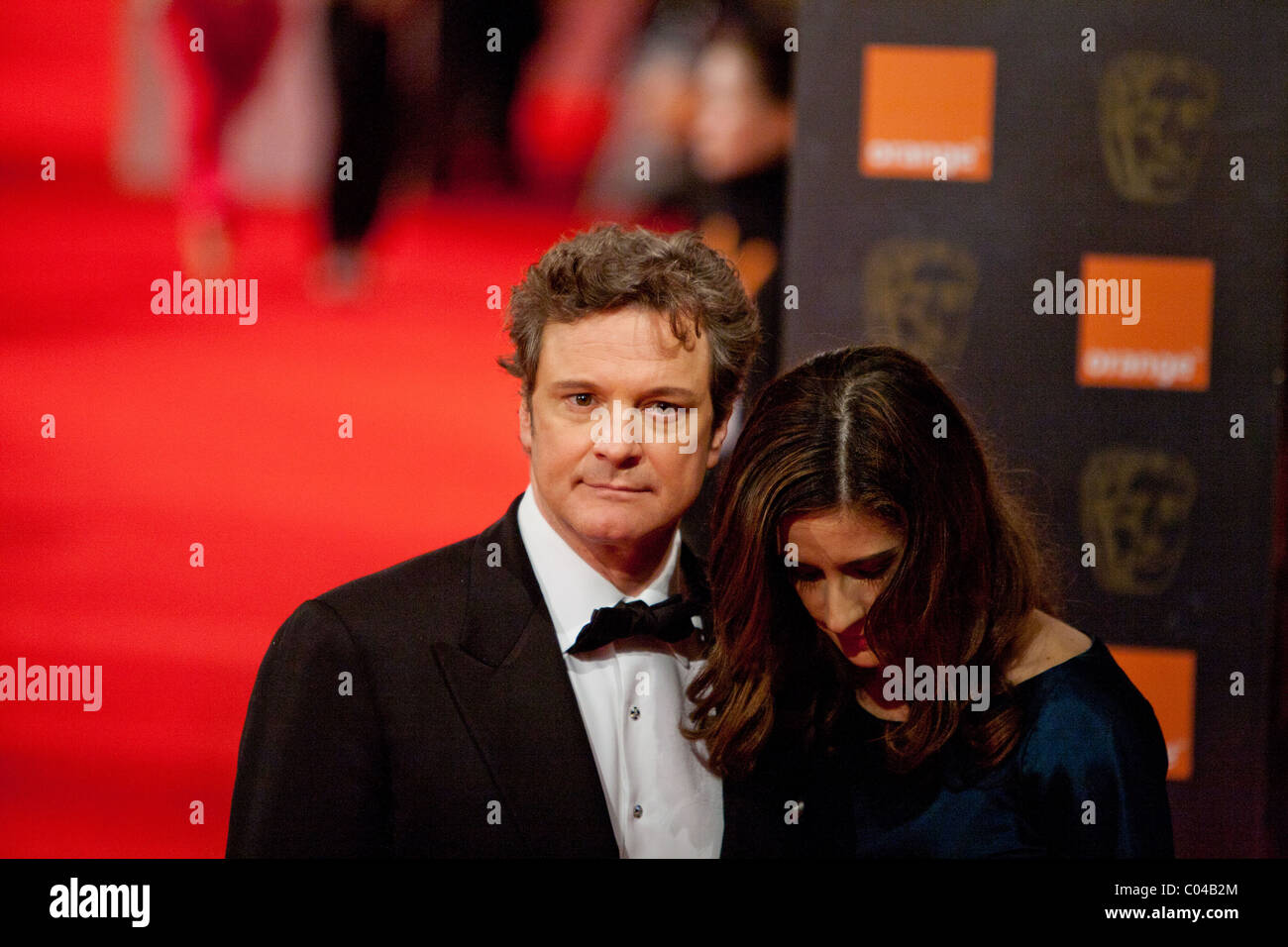 Colin firth with his best actor award hi-res stock photography and ...