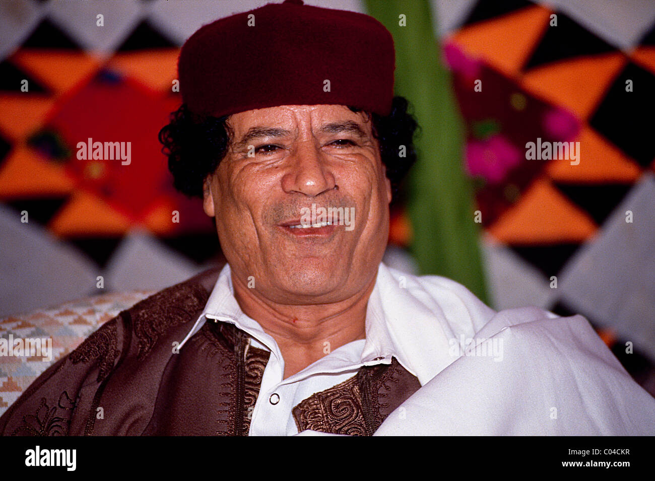 Libya President Muammar Gaddafi High Resolution Stock Photography and Images - Alamy