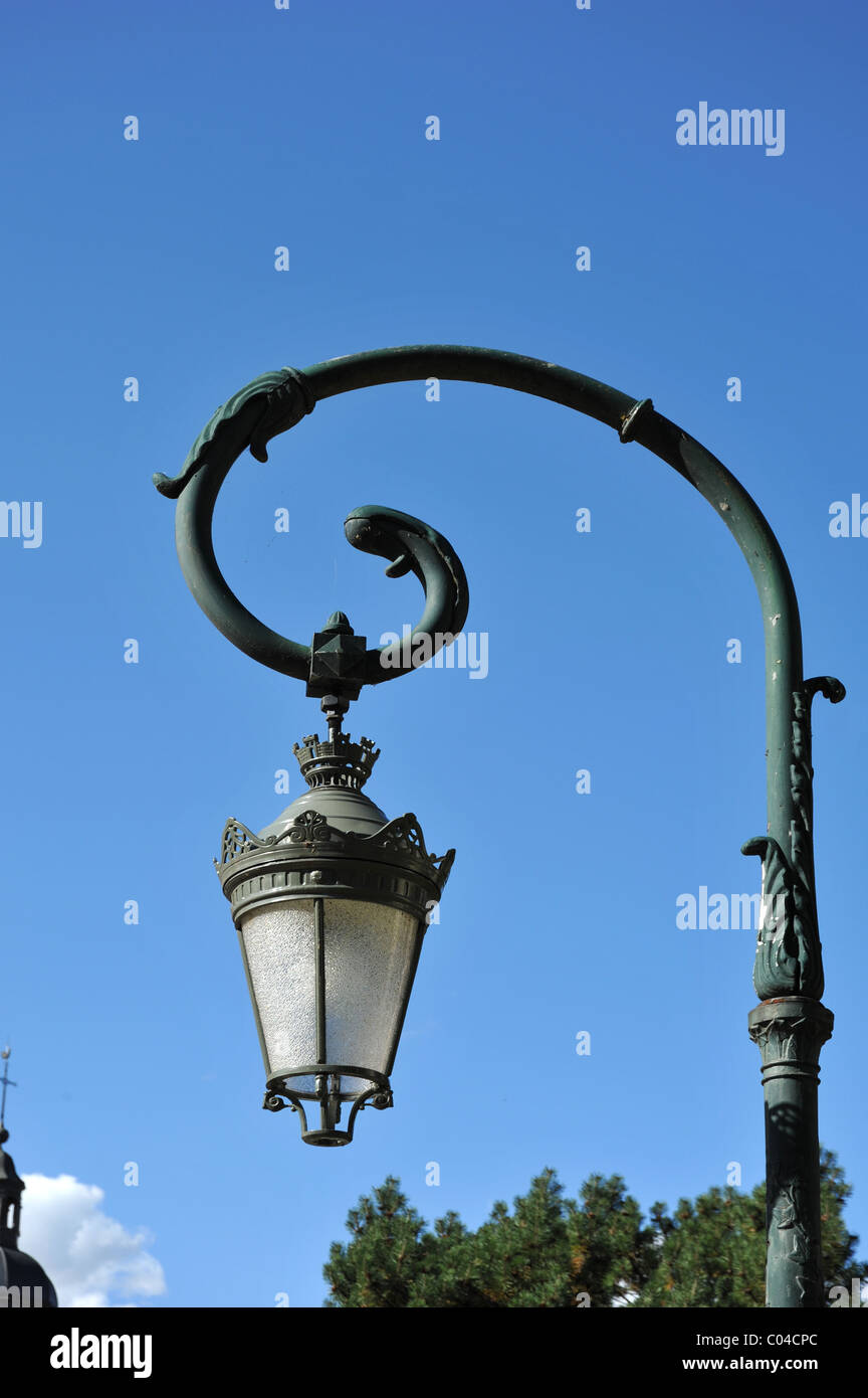 Ornate street light in Annecy, Haute Savoie, France Stock Photo - Alamy