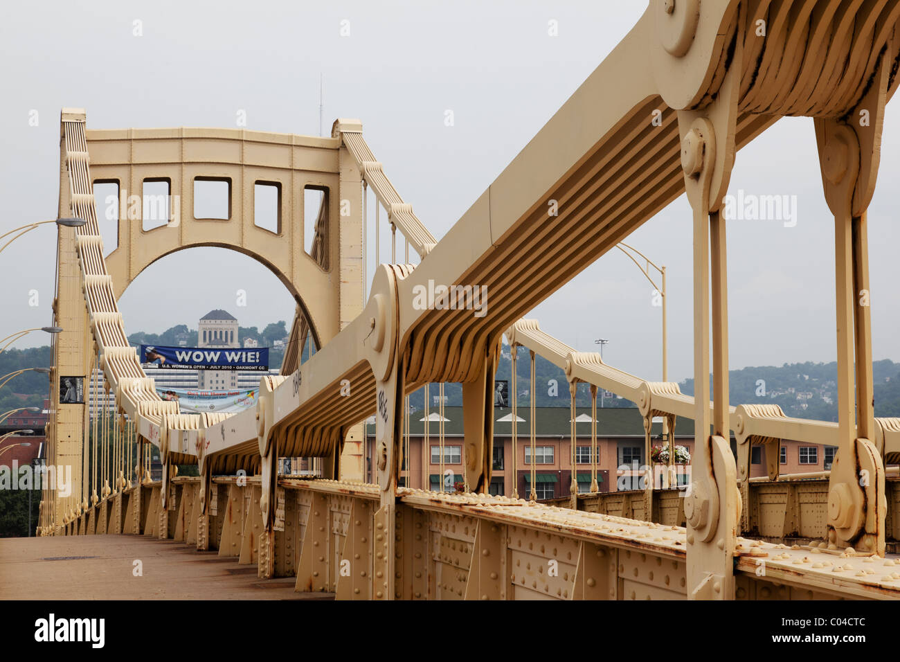 Ninth Street Bridge over Allegheny River, Pittsburgh, USA Stock Photo ...