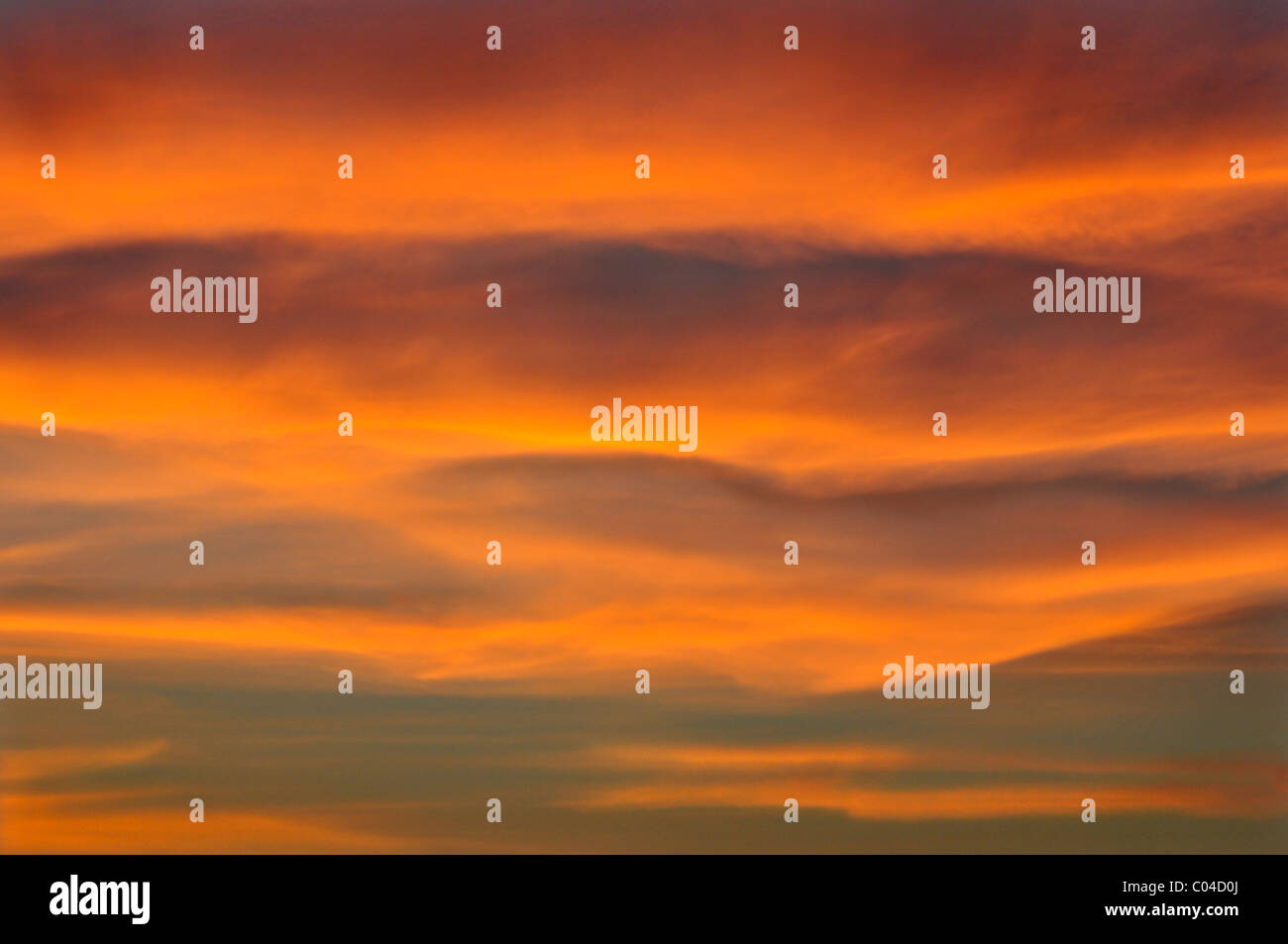 Orange cloudy sky hi-res stock photography and images - Alamy