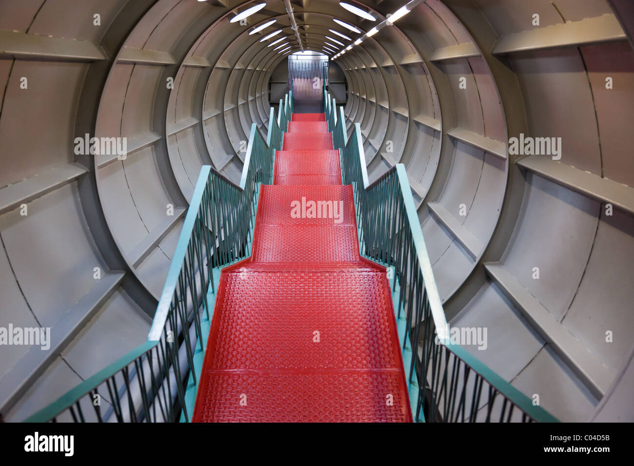 Red stair stairs hi-res stock photography and images - Alamy