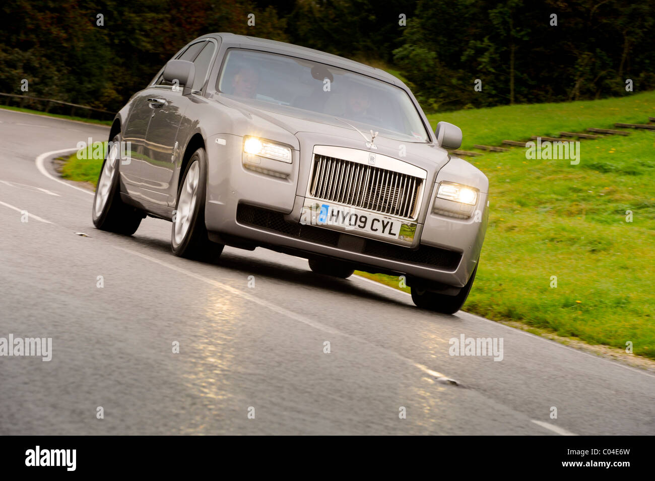 A Rolls Royce Phantom being driven in East Sussex, UK Stock Photo - Alamy
