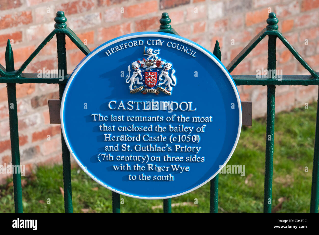 Hereford castle hi-res stock photography and images - Alamy