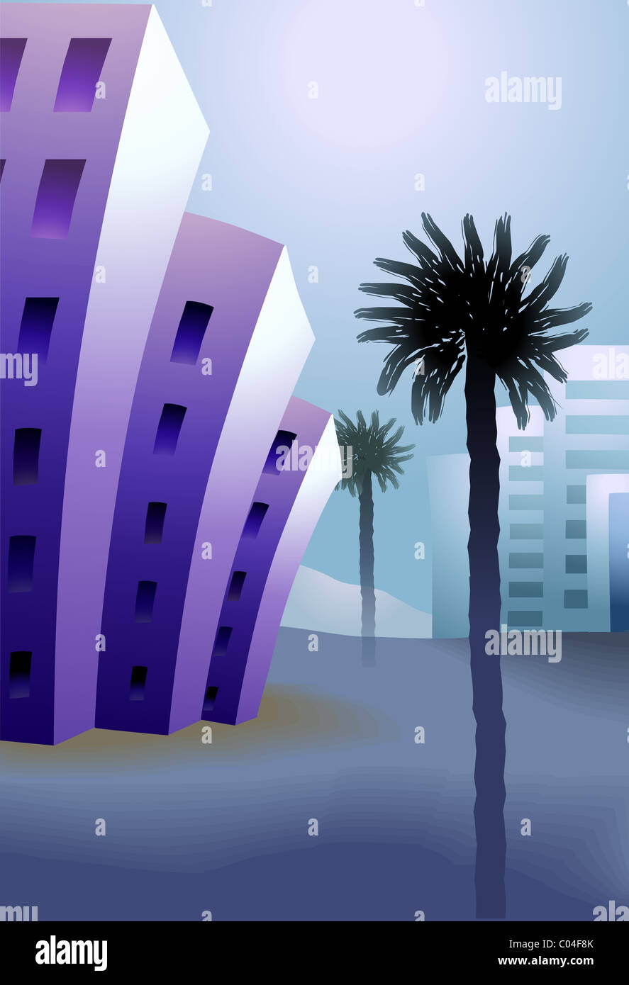 Building colour drawing hi-res stock photography and images - Alamy