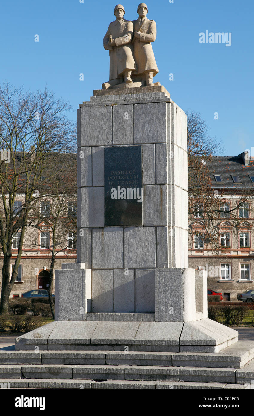 Soviet War Memorial, Slubice, Poland Stock Photo - Alamy