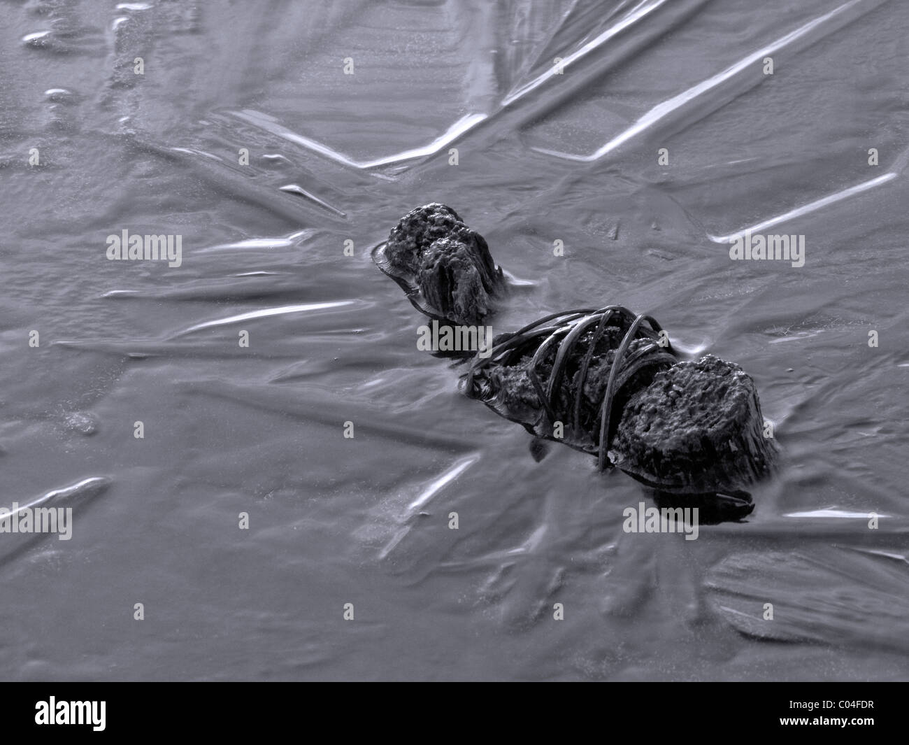 Ice like a metal Stock Photo - Alamy