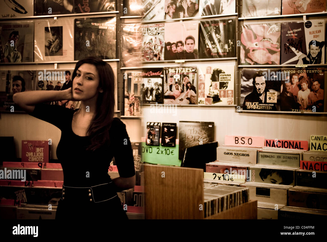 Anni B Sweet, Spanish singer and songwriter, in Madrid, Spain Stock ...
