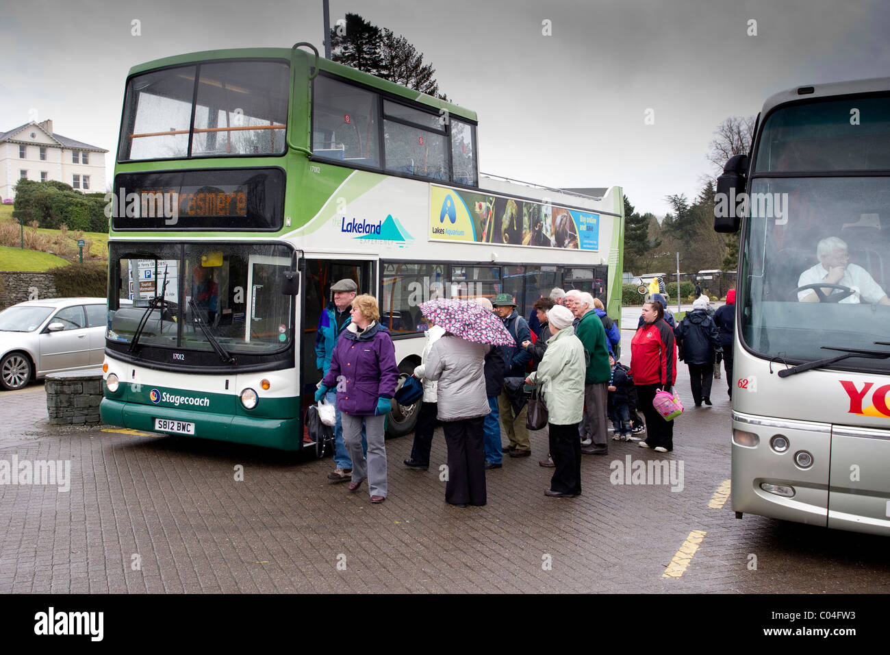 Stagecoach bus service open top Stock Photo - Alamy