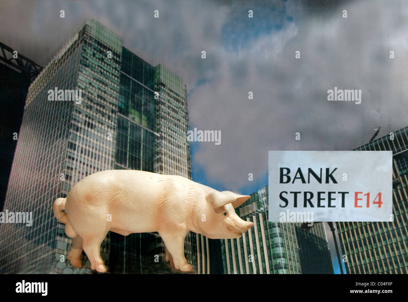 Canary wharf model hi-res stock photography and images - Alamy