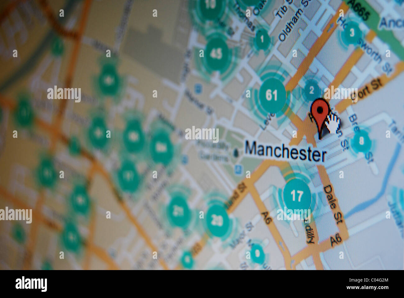 Police uk crime map manchester hi-res stock photography and images - Alamy