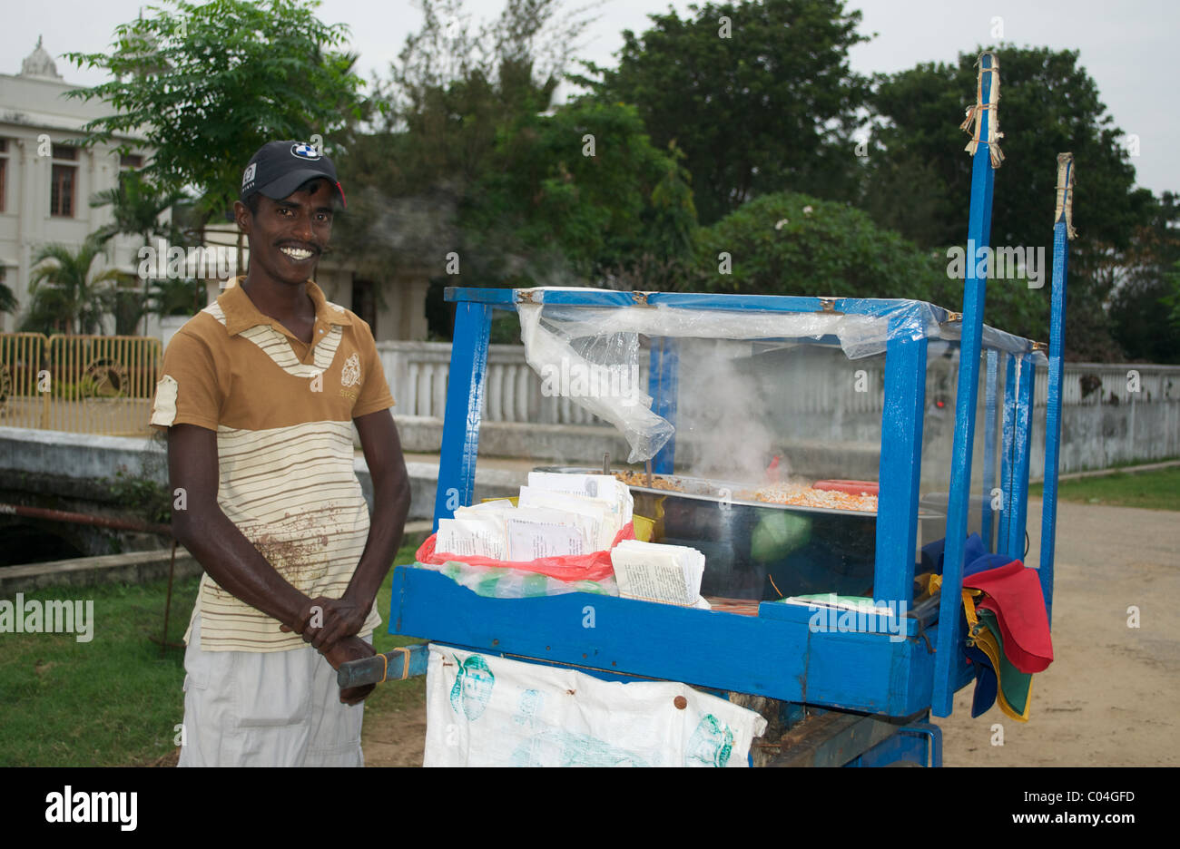 A salesman on the road selling snacks Jaffna Sri Lanka Stock Photo - Alamy