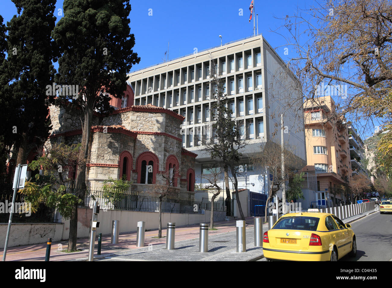 europe greece athens the british embassy Stock Photo - Alamy