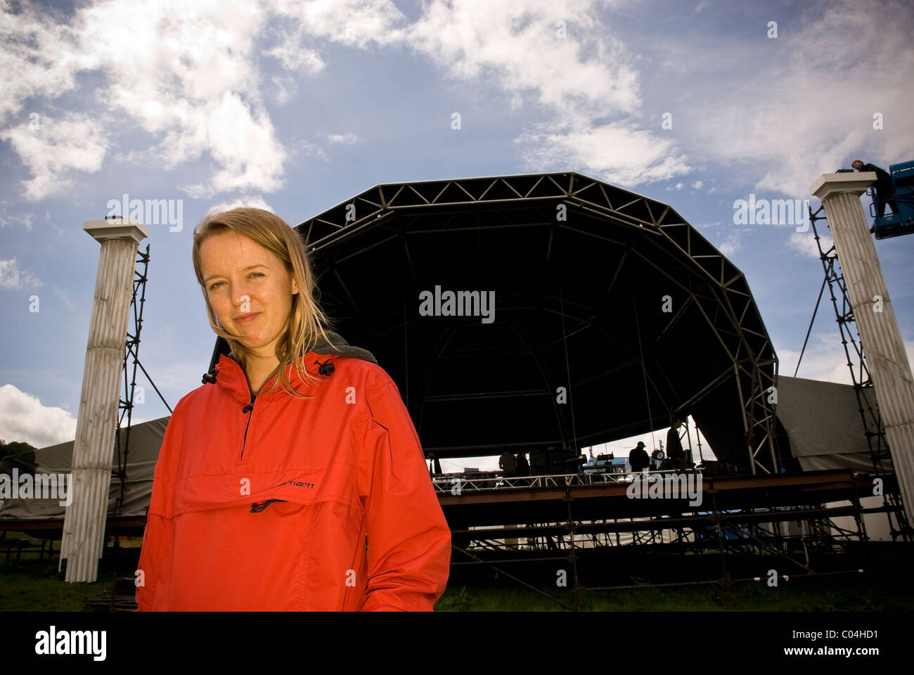 Emily Eavis, daughter of Michael Eavis, is one of the organisers of the ...