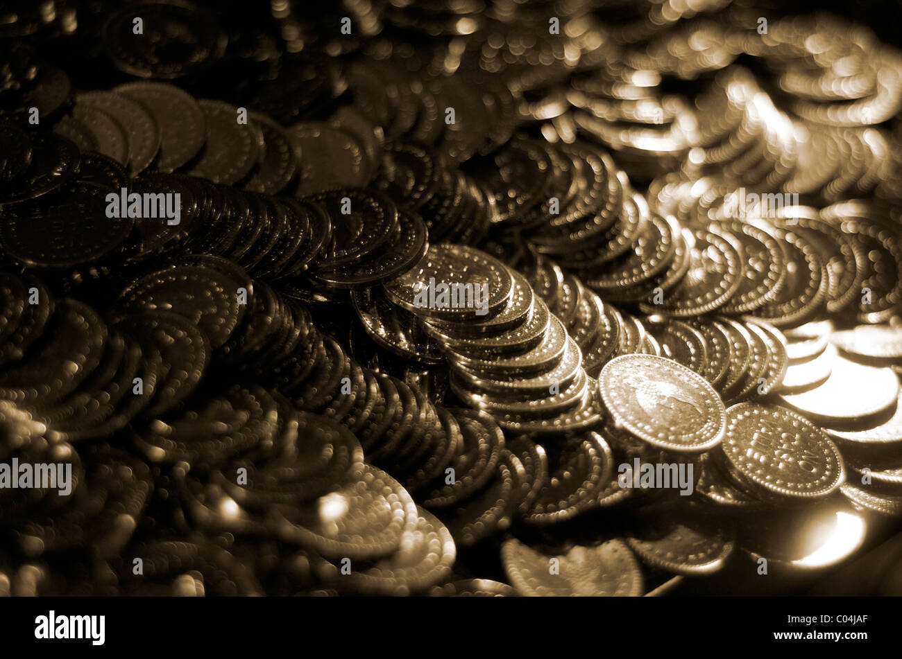 Generic Coins MONEY Stock Photo - Alamy