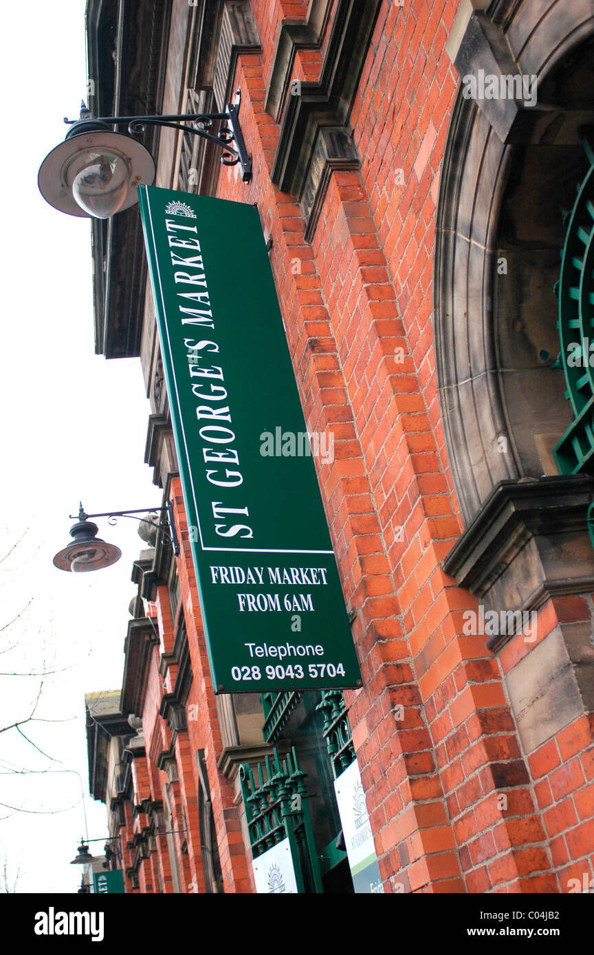 St Georges Market, Belfast Stock Photo - Alamy