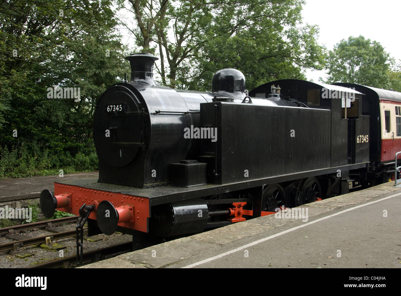 YORKSHIRE ; HAWES, YORK TRAIN MUSEUM; REPRODUCTION G5 LOCOMOTIVE Stock ...
