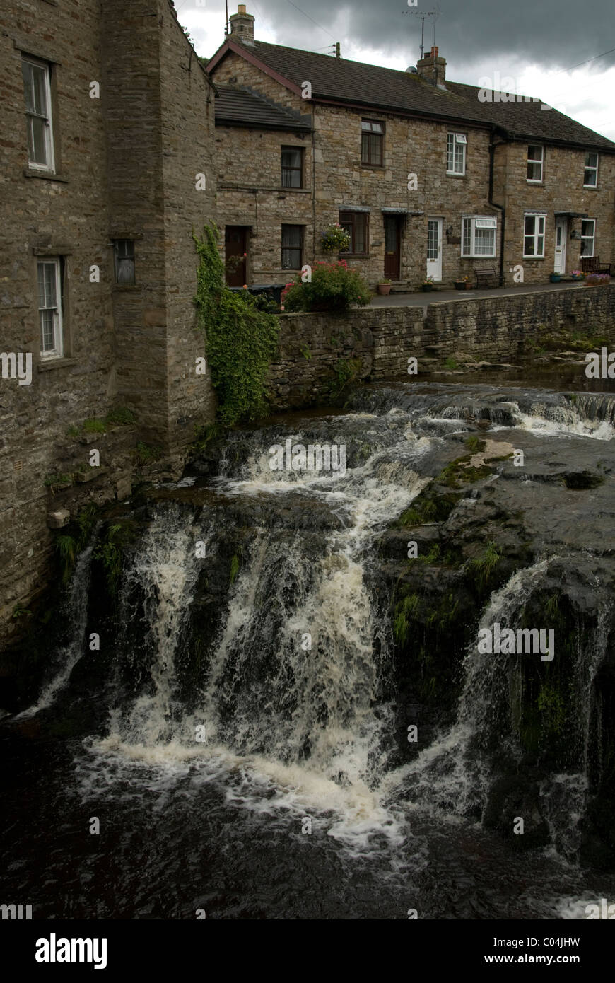 YORKSHIRE; HAWES; WATERFALL, RIVER URE Stock Photo - Alamy