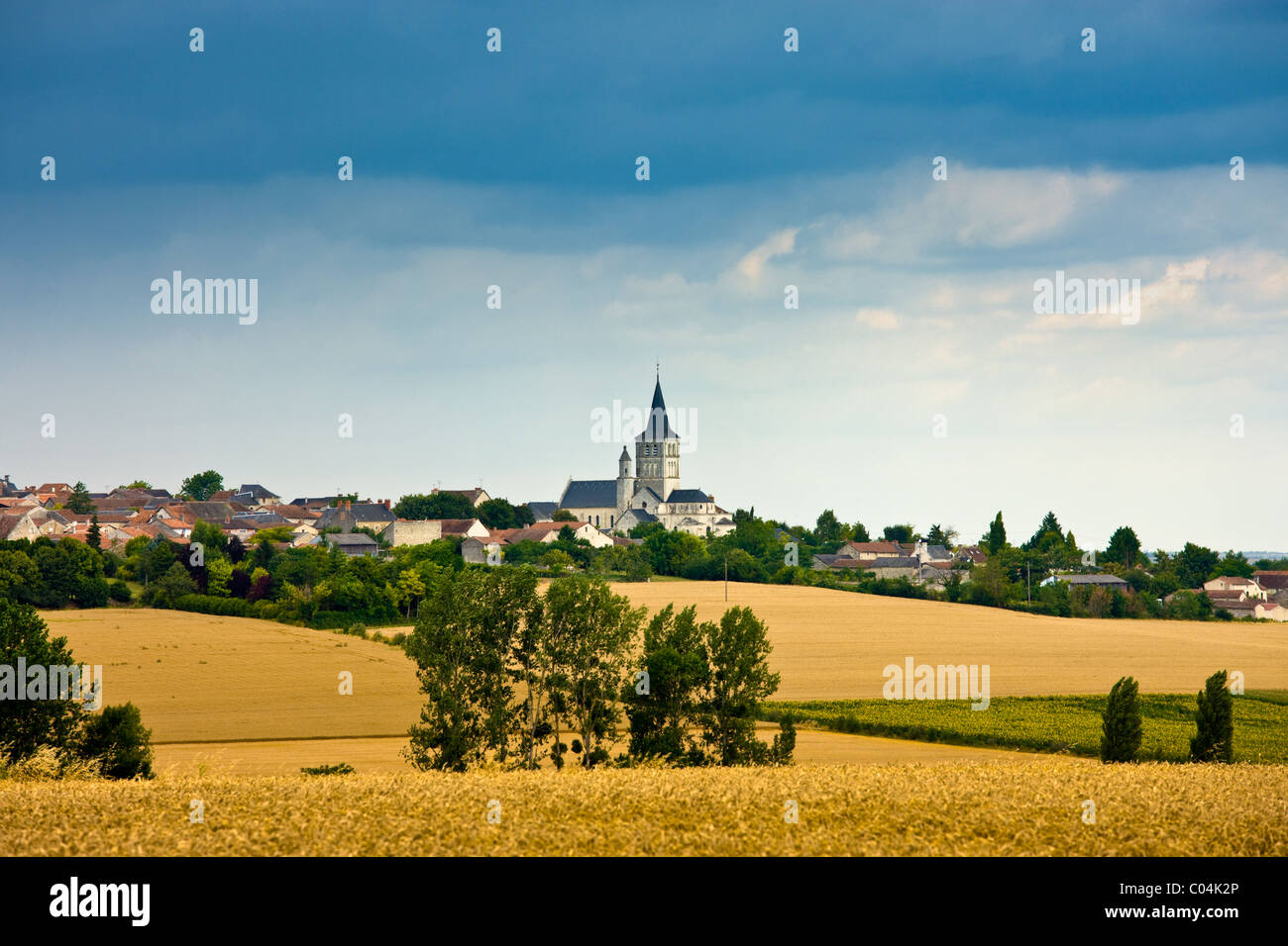 Typical French Village Scene French High Resolution Stock Photography ...