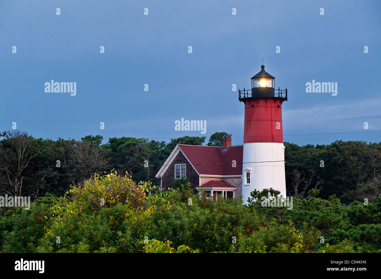 Cape cod lighthouse nauset hi-res stock photography and images - Alamy
